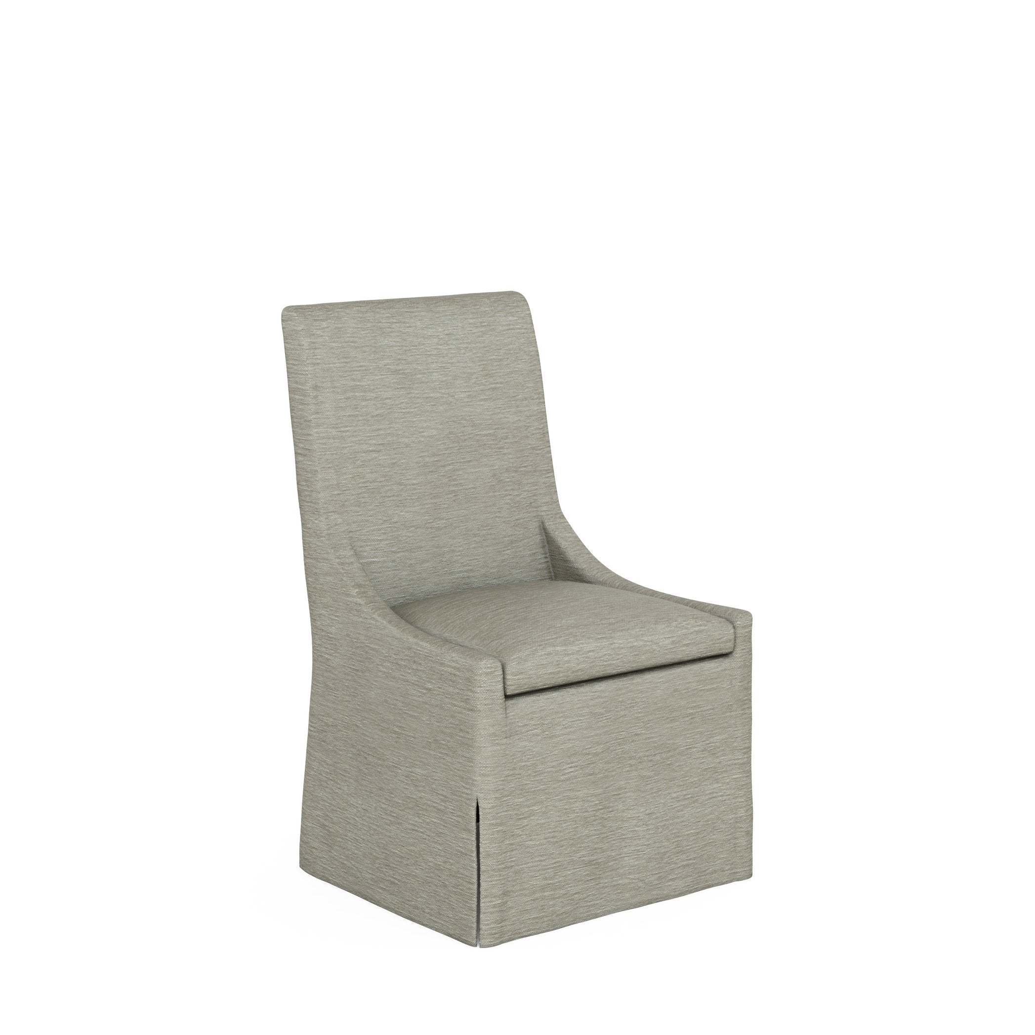 Stockyard Upholstered Side Chair - Smoked Ash Finish, Transitional Sty