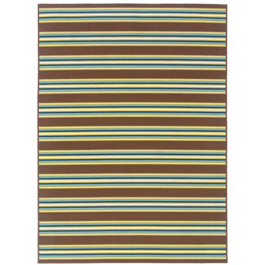 Caspian Indoor/Outdoor Area Rug: Vibrant Colors and Sophisticated Patt