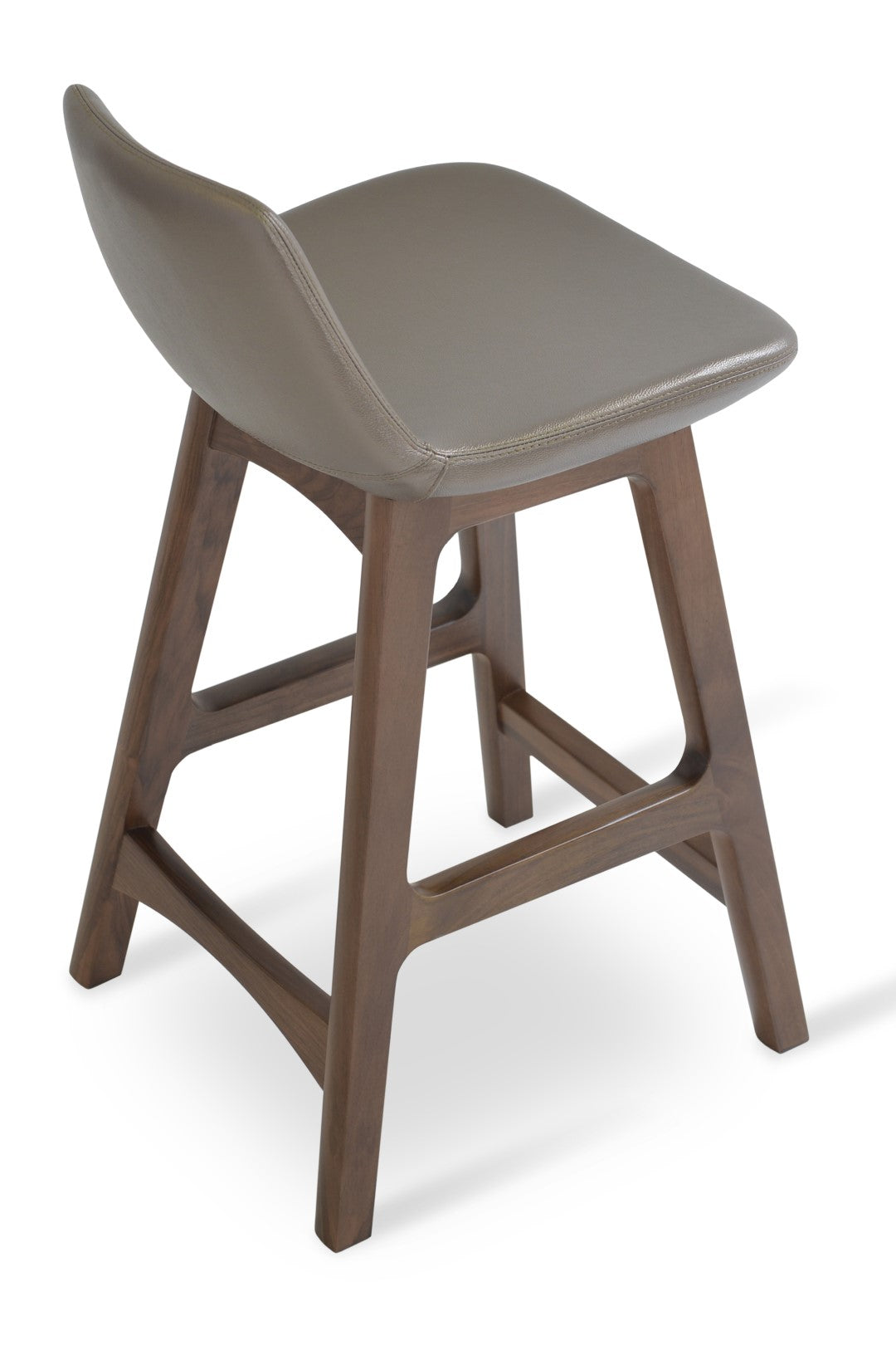 Pera Elegant Wood Barstools & Counterstools - Swivel Comfort, Italian