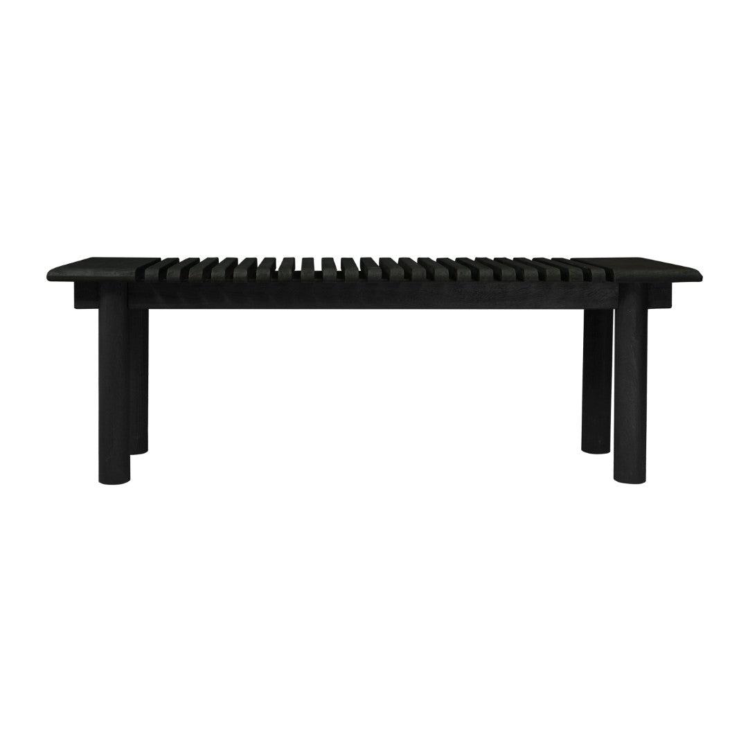 Keller Bench - Minimalist Scandinavian Design With Shou Sugi Ban Finis
