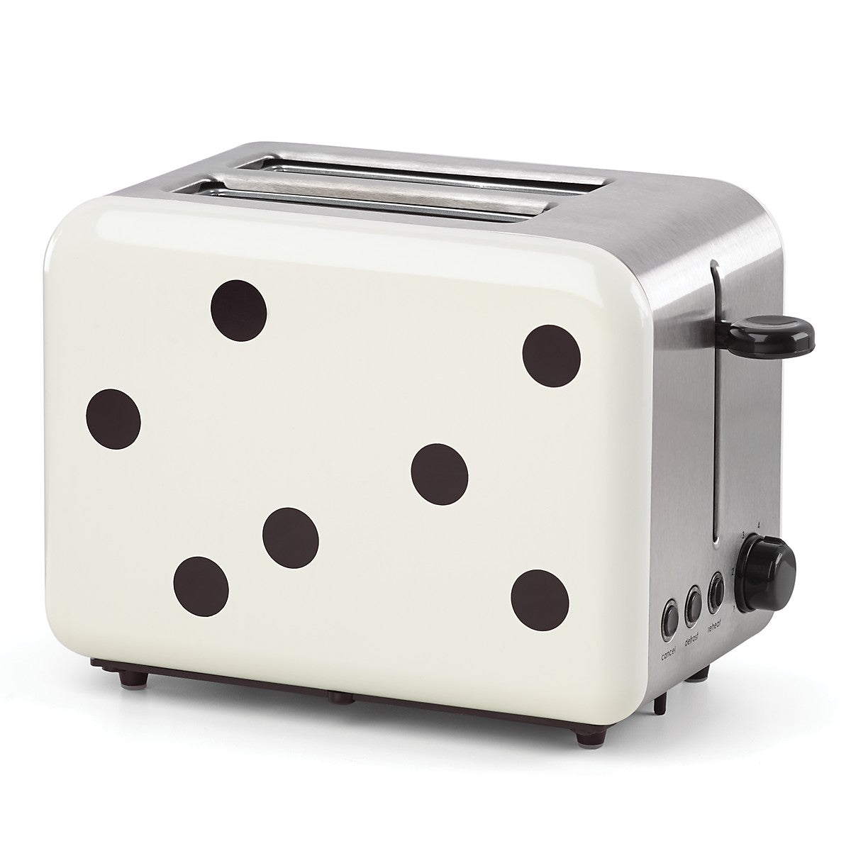 Kate Spade Deco Dot 2-Slice Toaster - Chic Polka Dot Design, Stainless