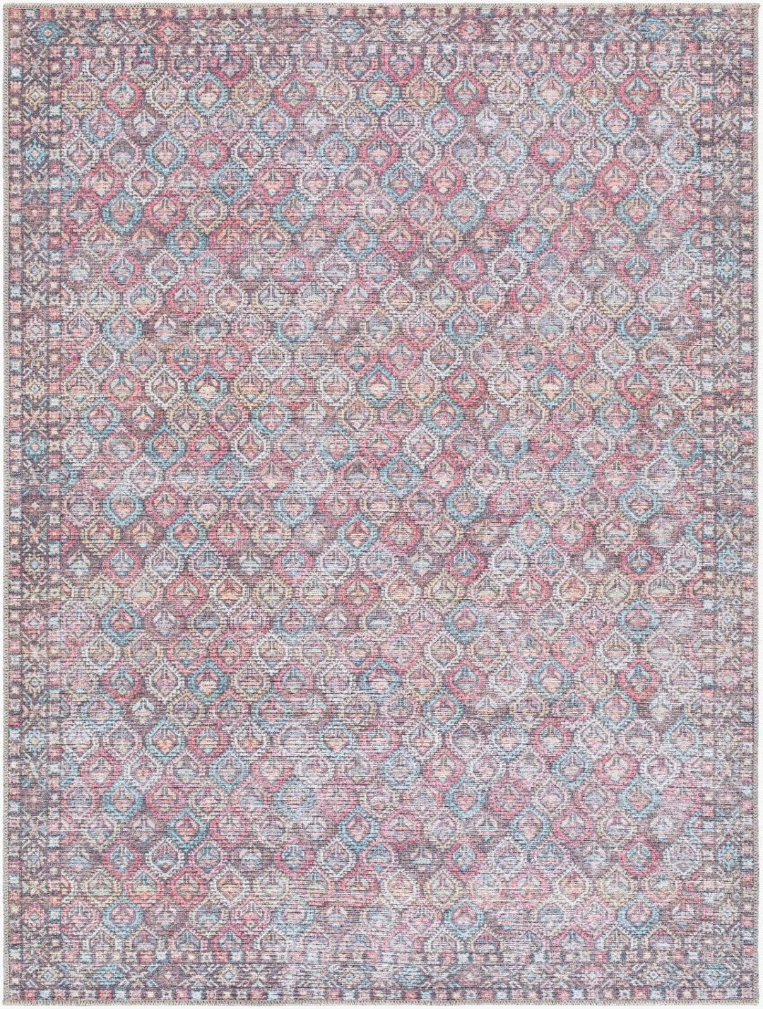 Vinny Area Rug - Stunning Machine Woven Polyester Design for High-Traf