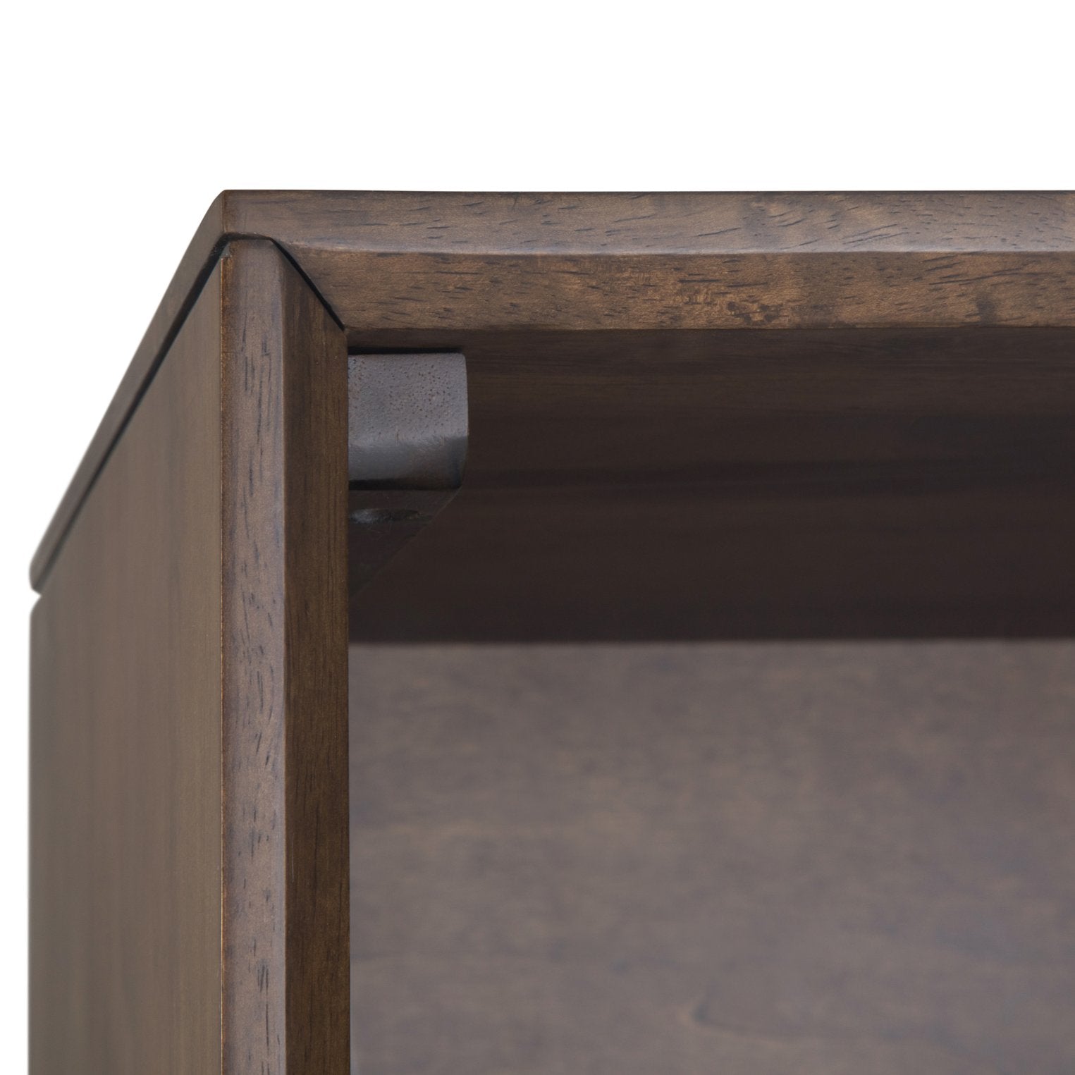 Banting Mid-Century Modern Bookcase – Walnut Brown With Metal Frame, A