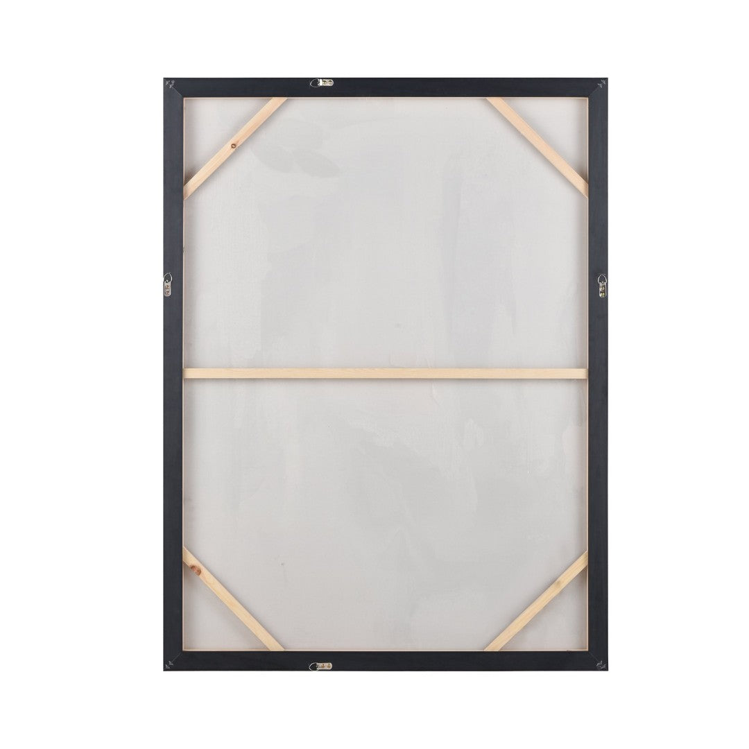 Verte Modern Abstract Framed Wall Art - Layered Texture With Pthalo Gr