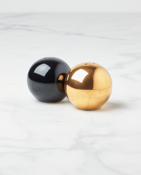 Kate Spade On The Dot Stoneware Salt & Pepper Shakers, Hand Wash, 2"H ...