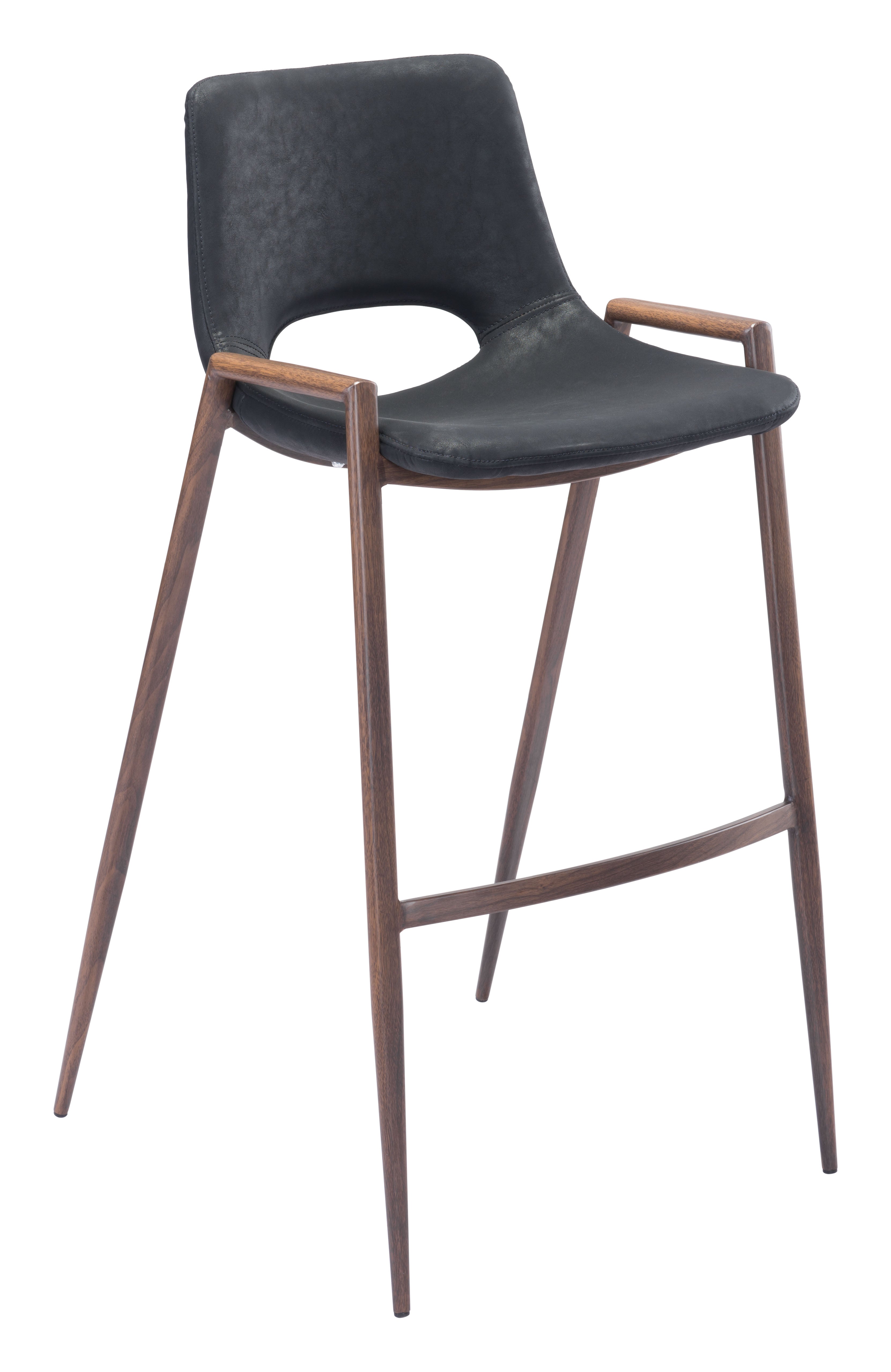 Desi Modern Commercial Grade Barstool Set - Stylish Mid-Century Design