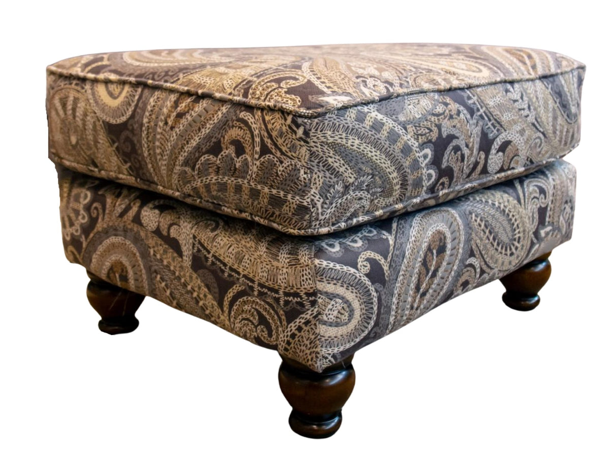 623 Traditional Ottoman - Custom Crafted Elegance with Durable Fabric