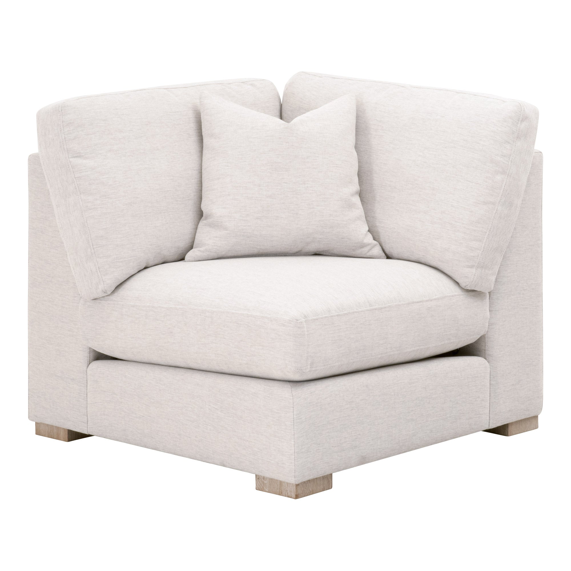 Clara Modular Corner Chair – Stain-Resistant, Removable Cushions & Sty