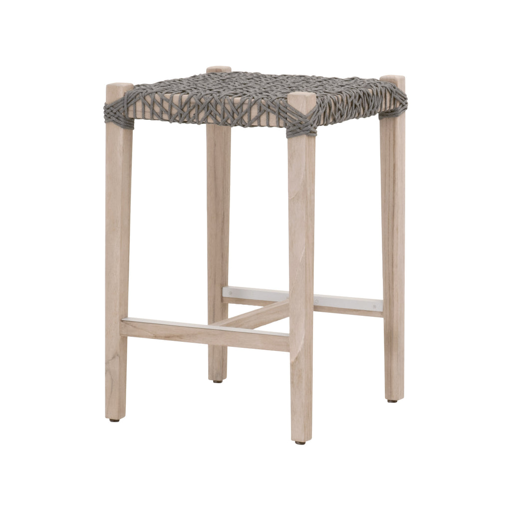 Costa Outdoor Backless Counter Stool – English Elm