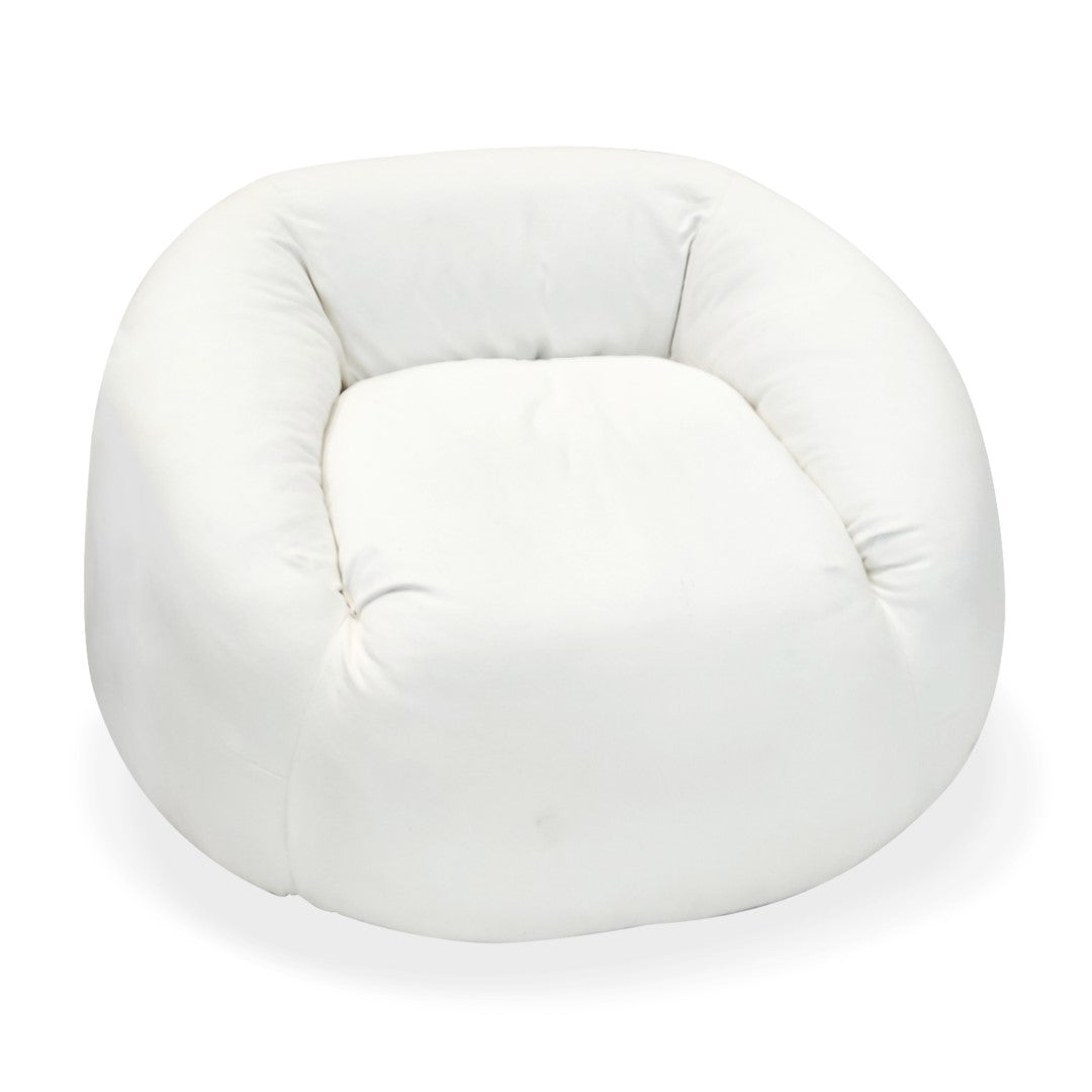 Cubby Lounge Chair - Plush Eco-Friendly Cotton Upholstered Seating for