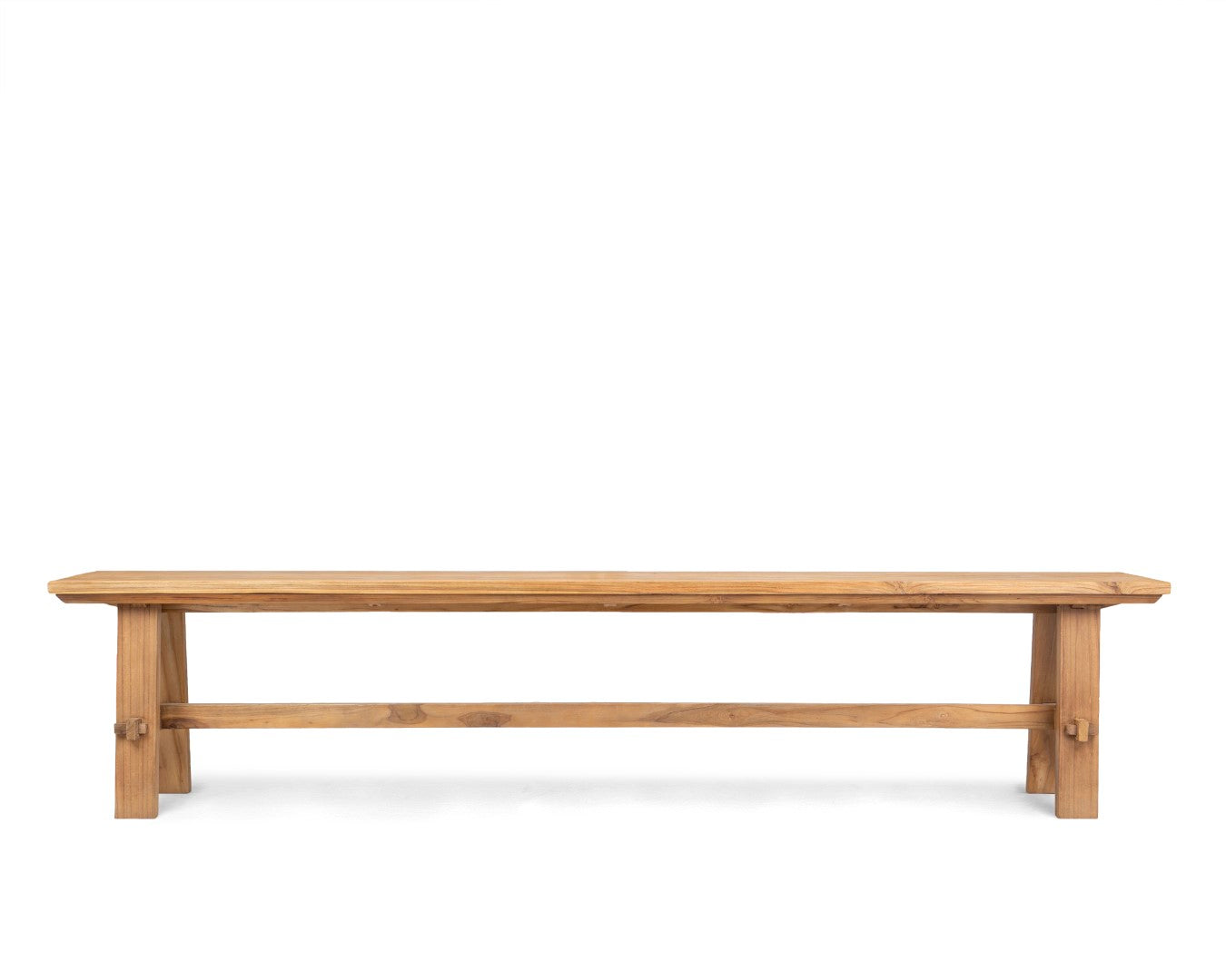 D-Bodhi Artisan Bench - Stylish Reclaimed Teak Seating, Natural Brown