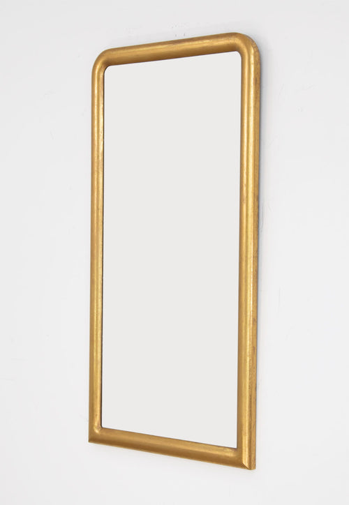 Celine Small Gold Mirror - Elegant Decorative Accent with Wood Frame f