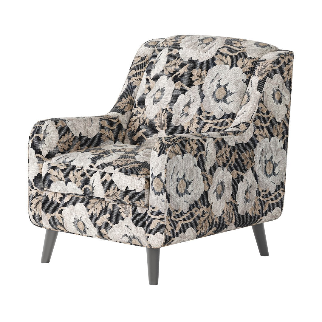 240 Bloom Carbon Accent Chair - Stunning Mid-Century Modern Design wit
