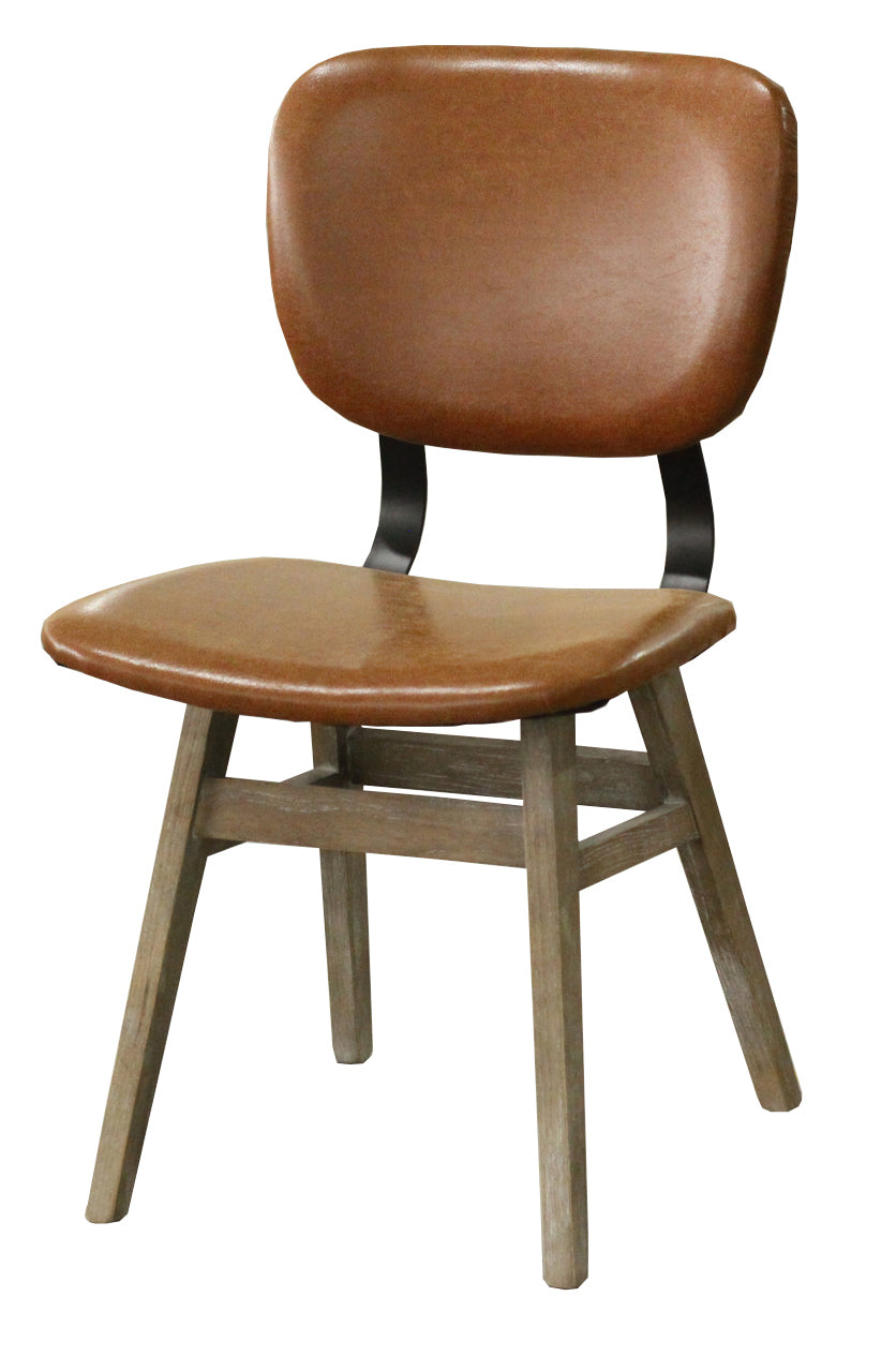 Fraser Dining Chair - Stylish Acacia Wood Design with Comfortable PU L
