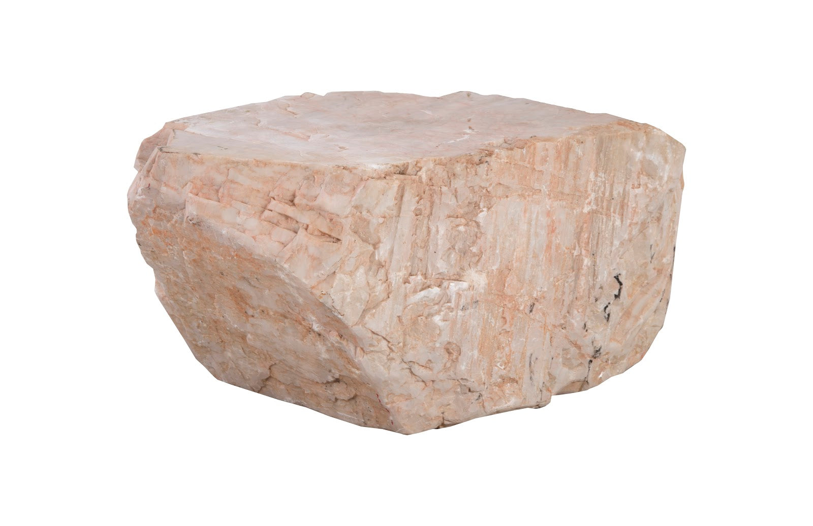 Freeform Stone Stool - Unique Natural Design, Perfect for Modern Inter