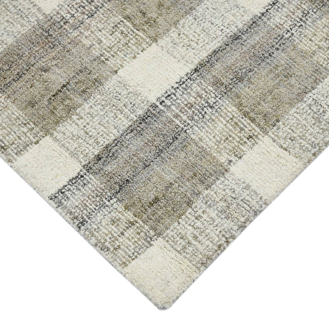 Tartan Hand-Tufted Wool Plaid Area Rug - Elegant, Durable, and Plush f