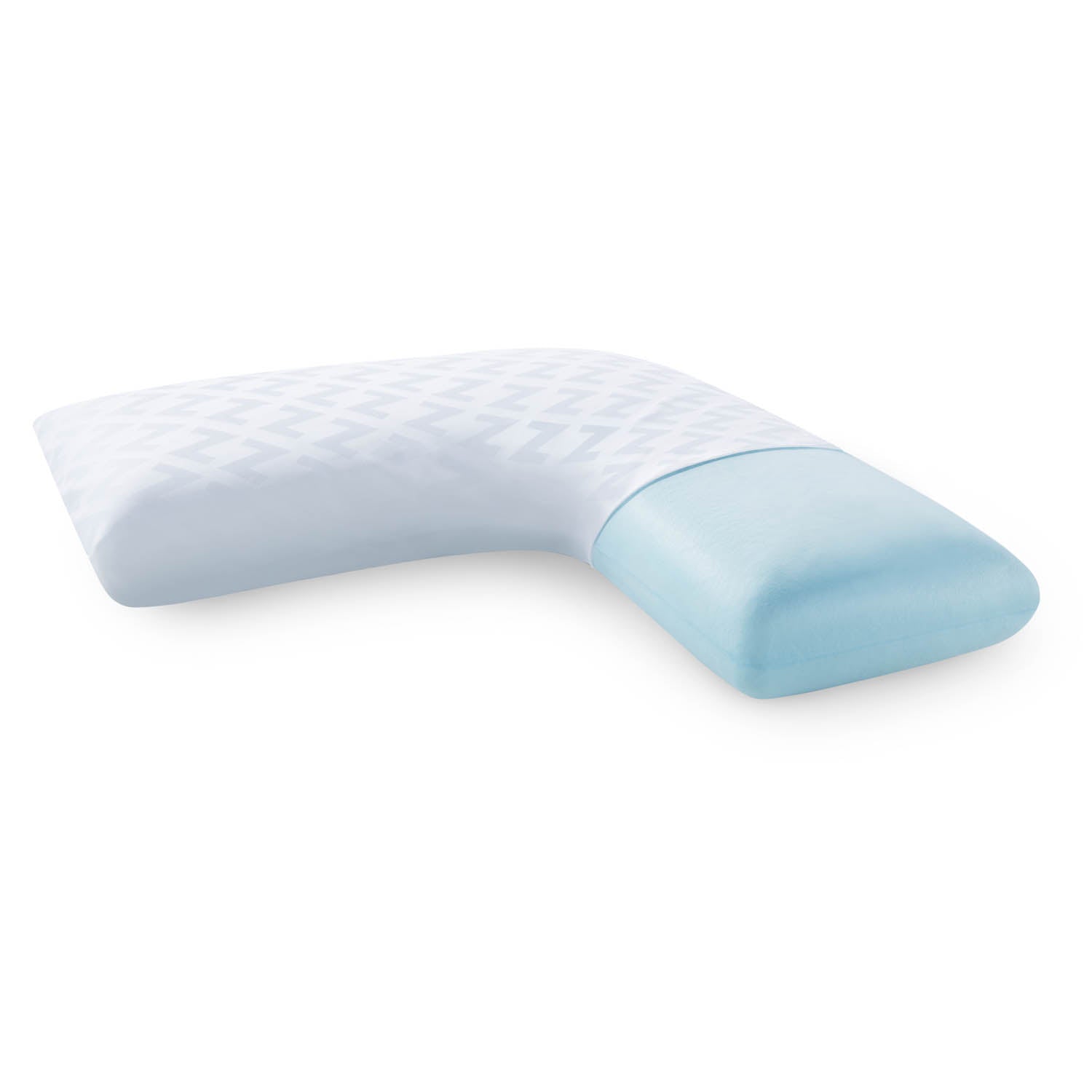 L-Shape Pillow with Gel Dough® – Ergonomic Support for Side Sleepers,