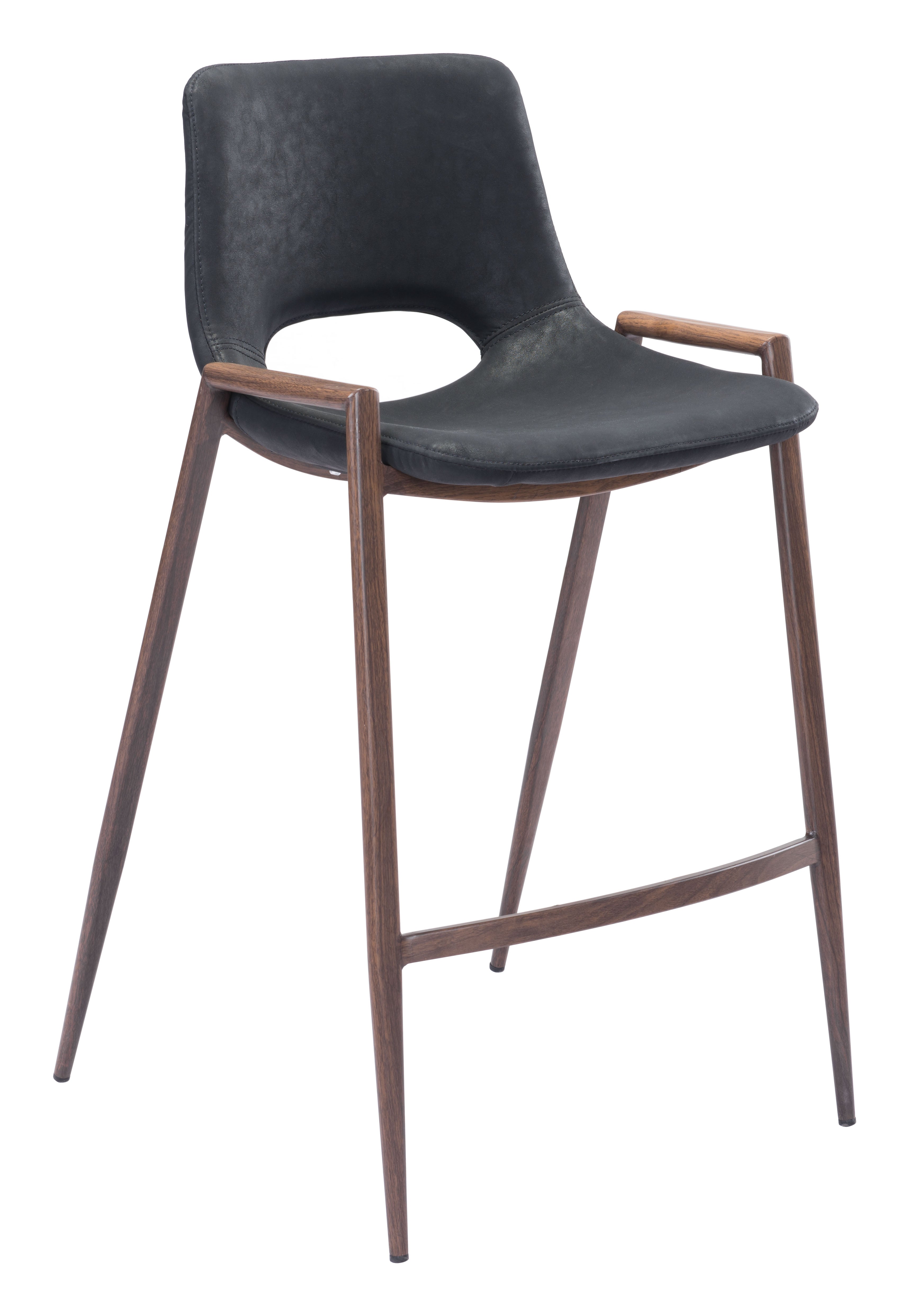 Desi Modern Commercial Grade Counter Stool Set of 2 - Durable Steel Fr