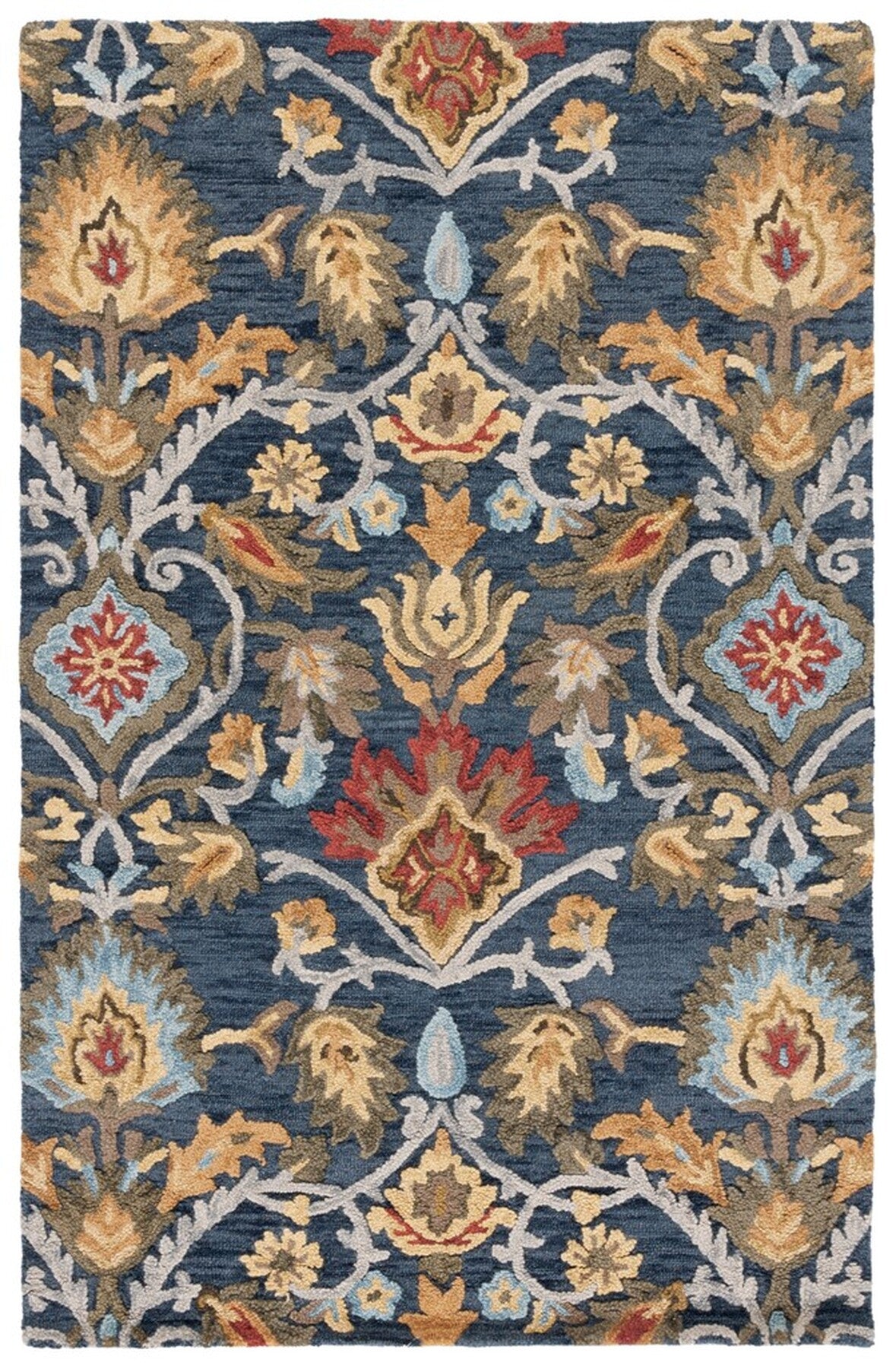 Blossom Hand Tufted Wool Rug from India - Luxurious 12mm Pile Height f