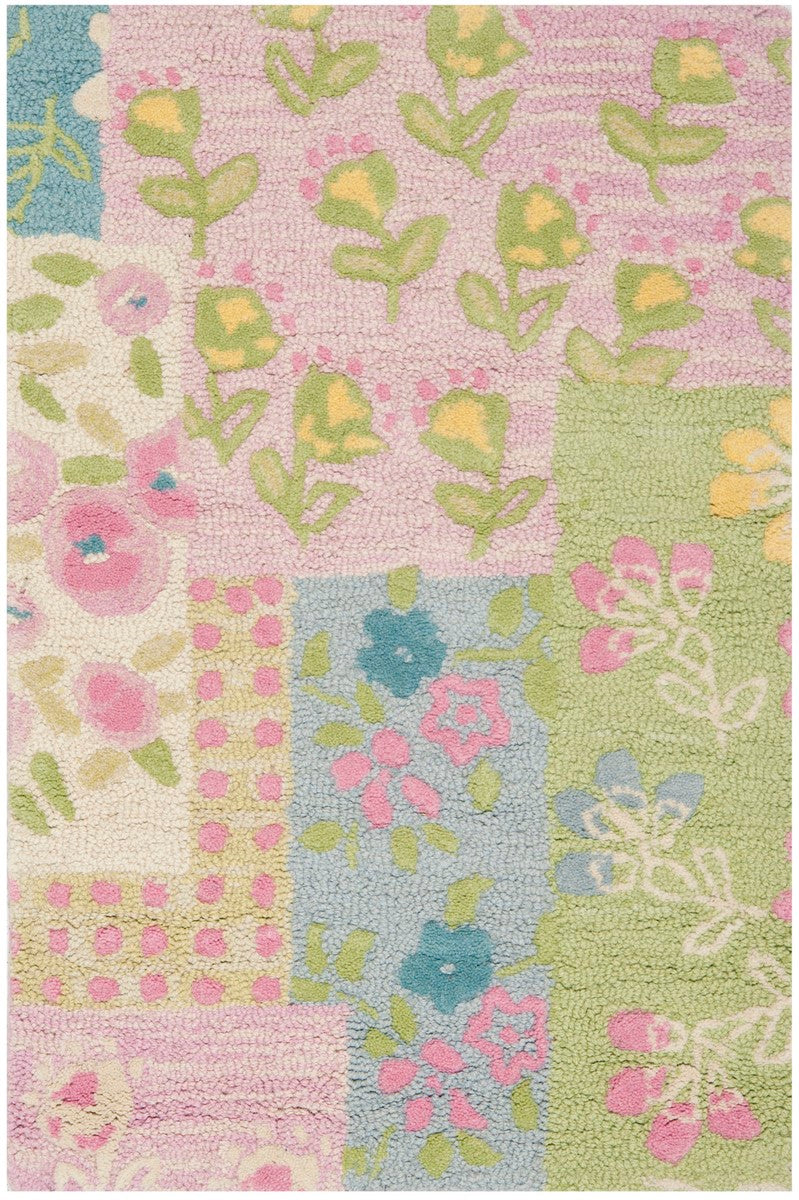 Kids Hand Tufted Rug - Cozy Wool & Cotton Blend for Playful Spaces, Pe