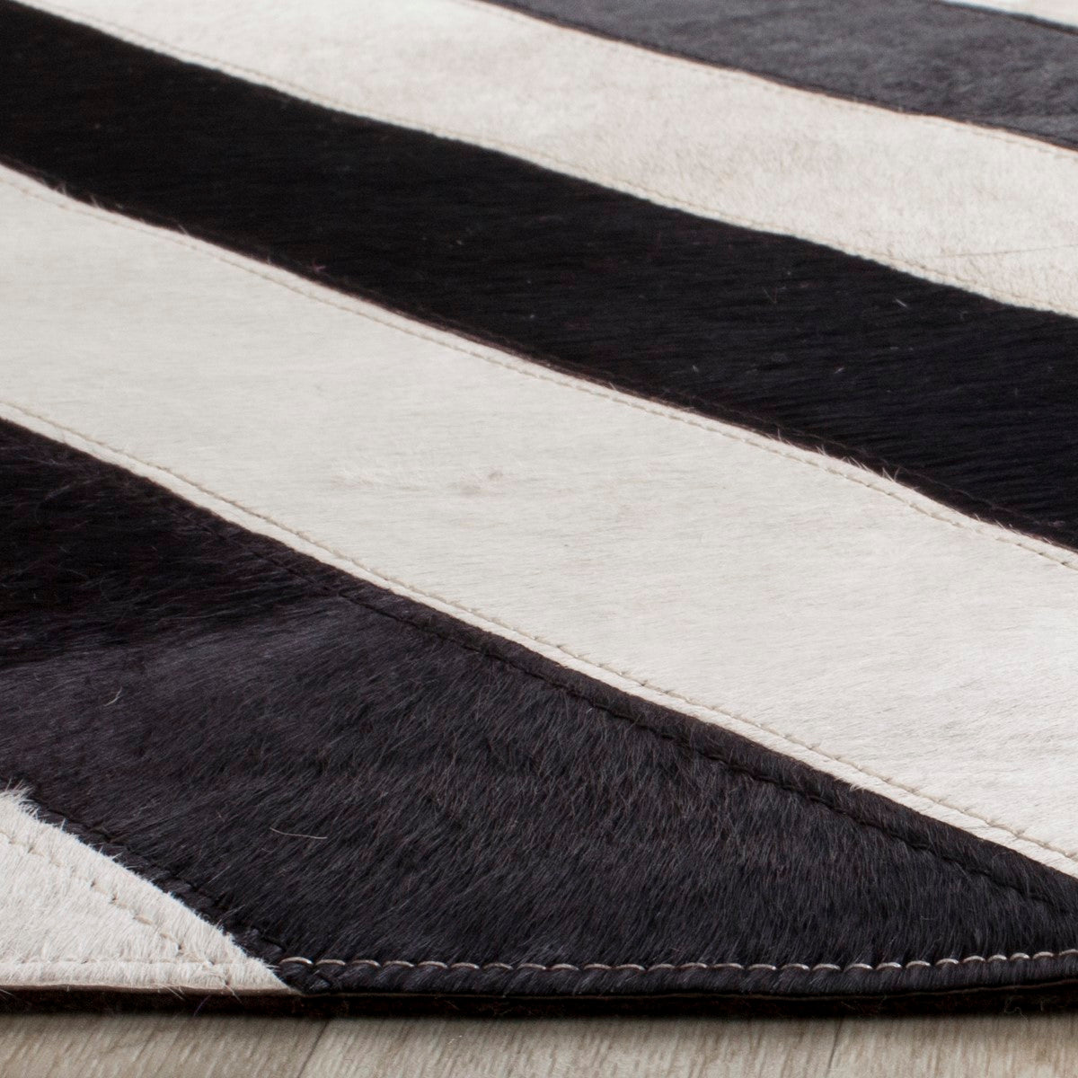 Studio Hand Woven Leather Rug - Stunning Textural Art for Modern and R