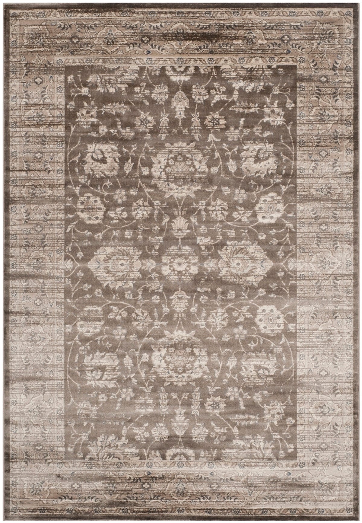 Vintage Power Loomed Polypropylene Pile Rug from Turkey - Elegant, Dur